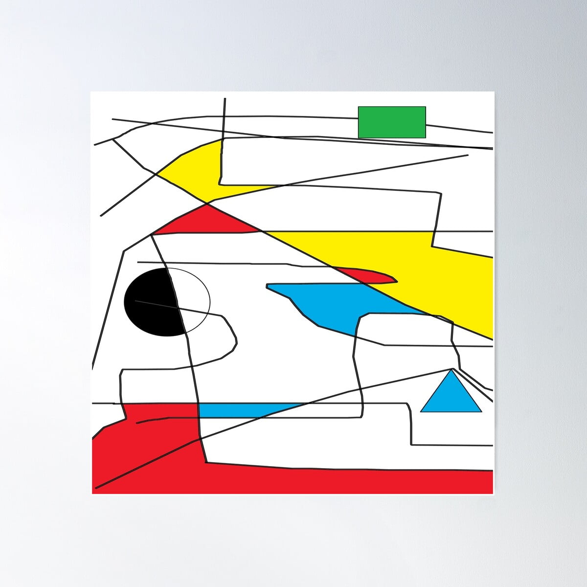 Am Deconstructing Cesar Manrique - A Conceptual Homage Poster Wall Art ...