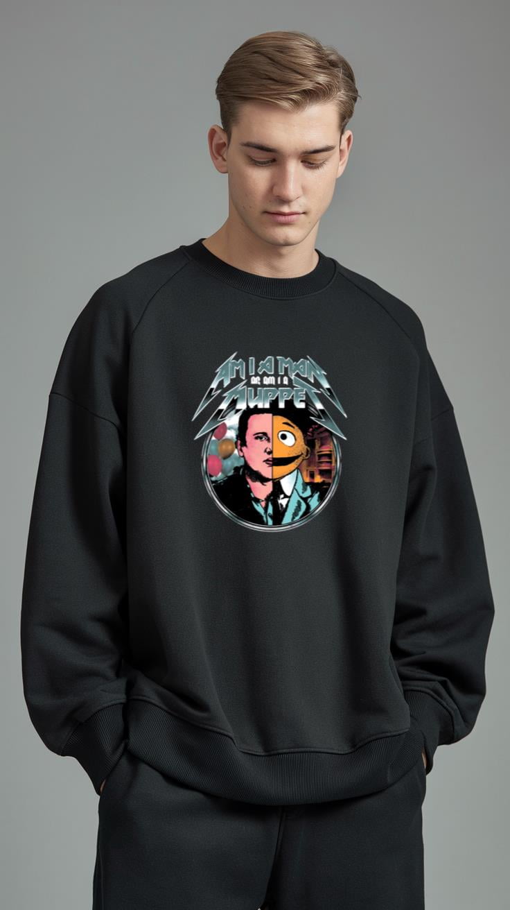 Am I A Man Or Am I A Muppet SWEATSHIRT, The Muppets, for men & women, up to size 5XL. - Walmart.com