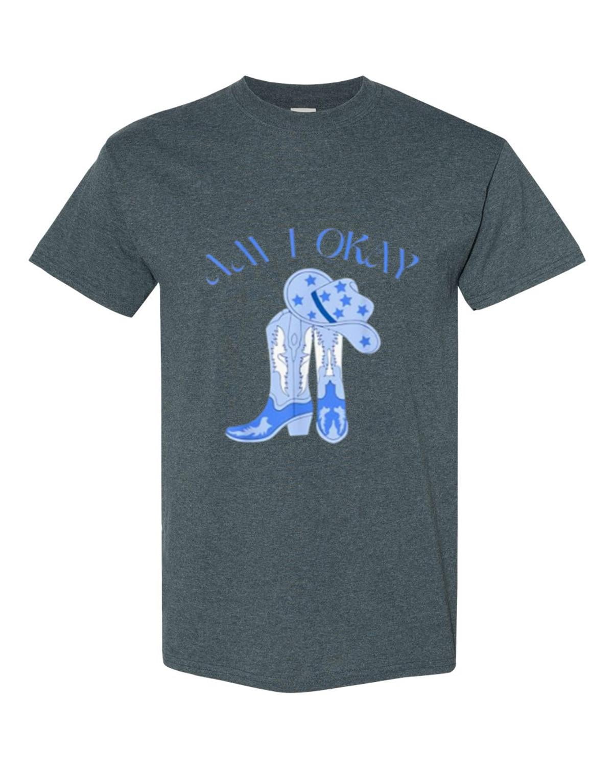 Am I Okay Cowgirl Funny Retro Western Cute Statement Graphic T-Shirt ...