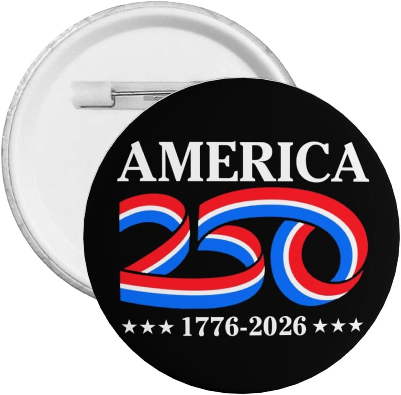 Am-erica 250th Birthday 250 Years Usa 1776 2026 Pins and Button Circle ...