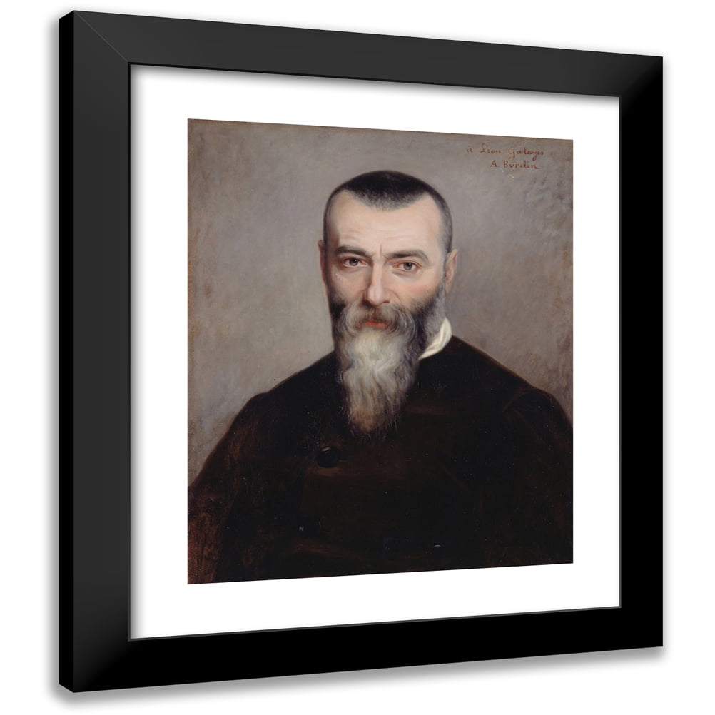 Amélie Burdin 12x14 Black Modern Framed Museum Art Print Titled ...