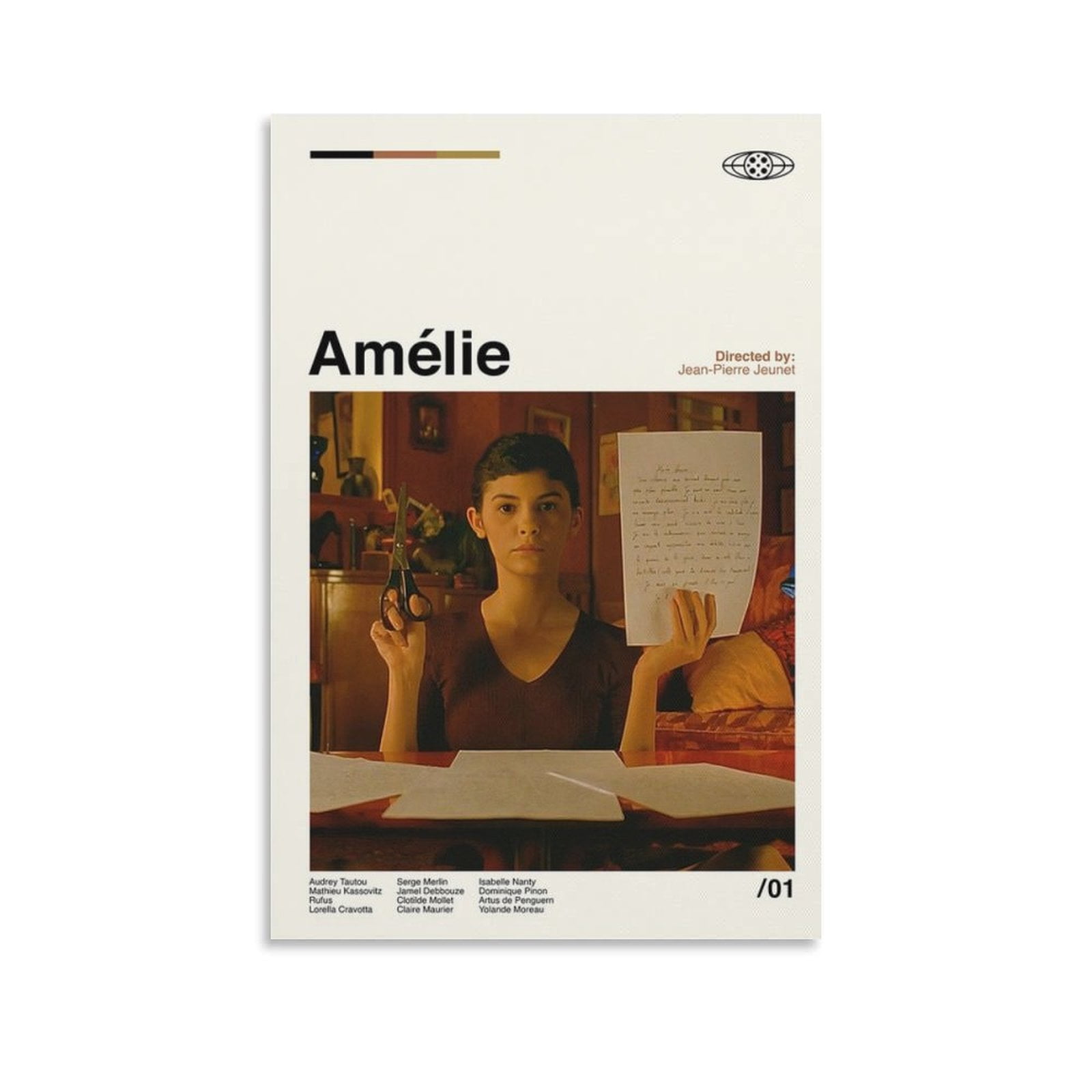 Amélie Movie Poster, Amelie Print, Midcentury Art, Vintage Poster ...