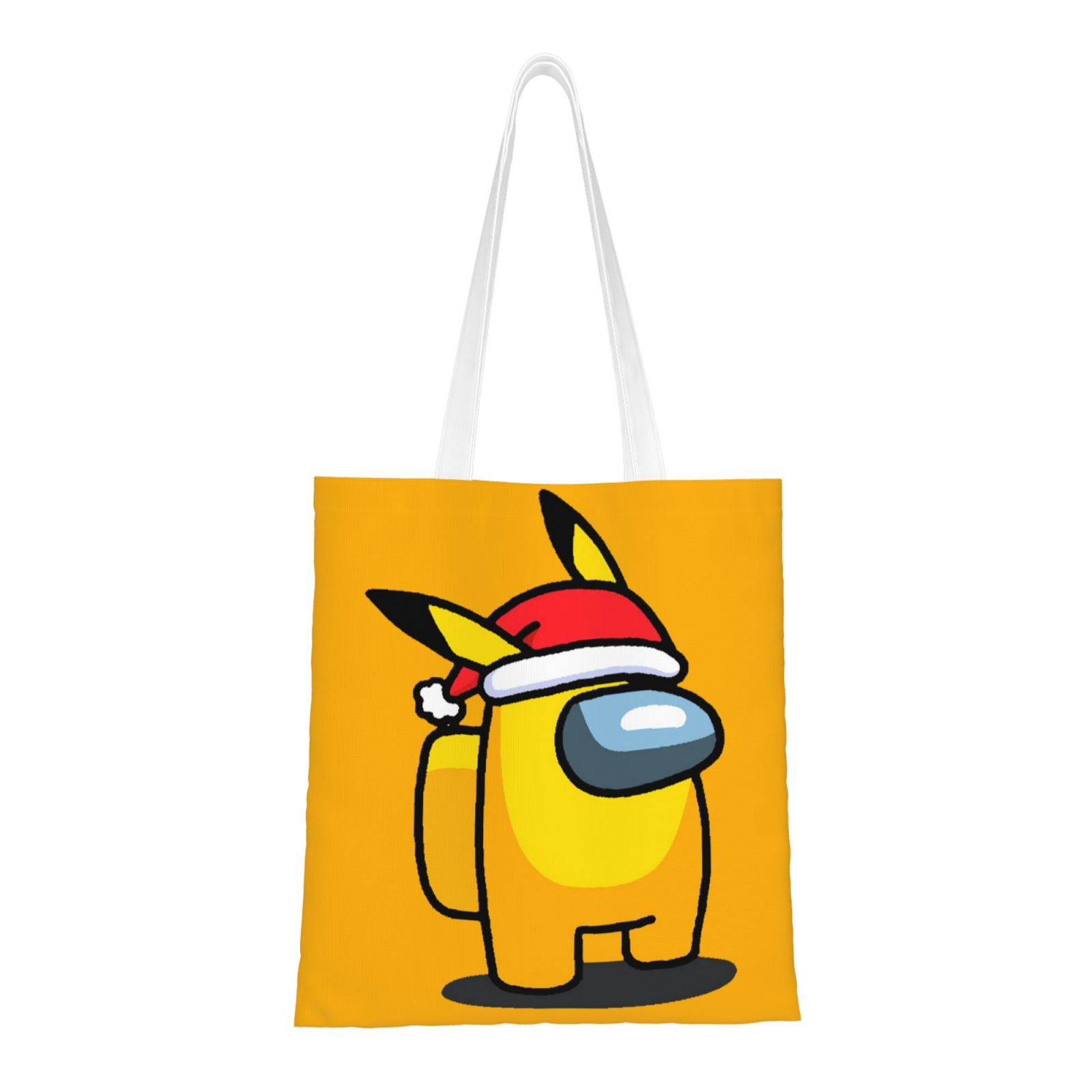 Am_ongus Canvas Tote Bag Study Bag Reusable Grocery Bags Shopping Bags ...
