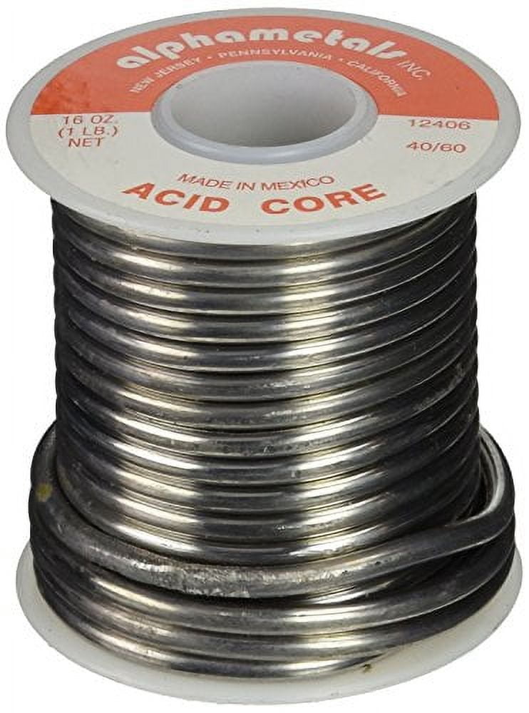 Am12406 Cookson Elect 40/60 Acid Core Solder, No Size, Assorted ...