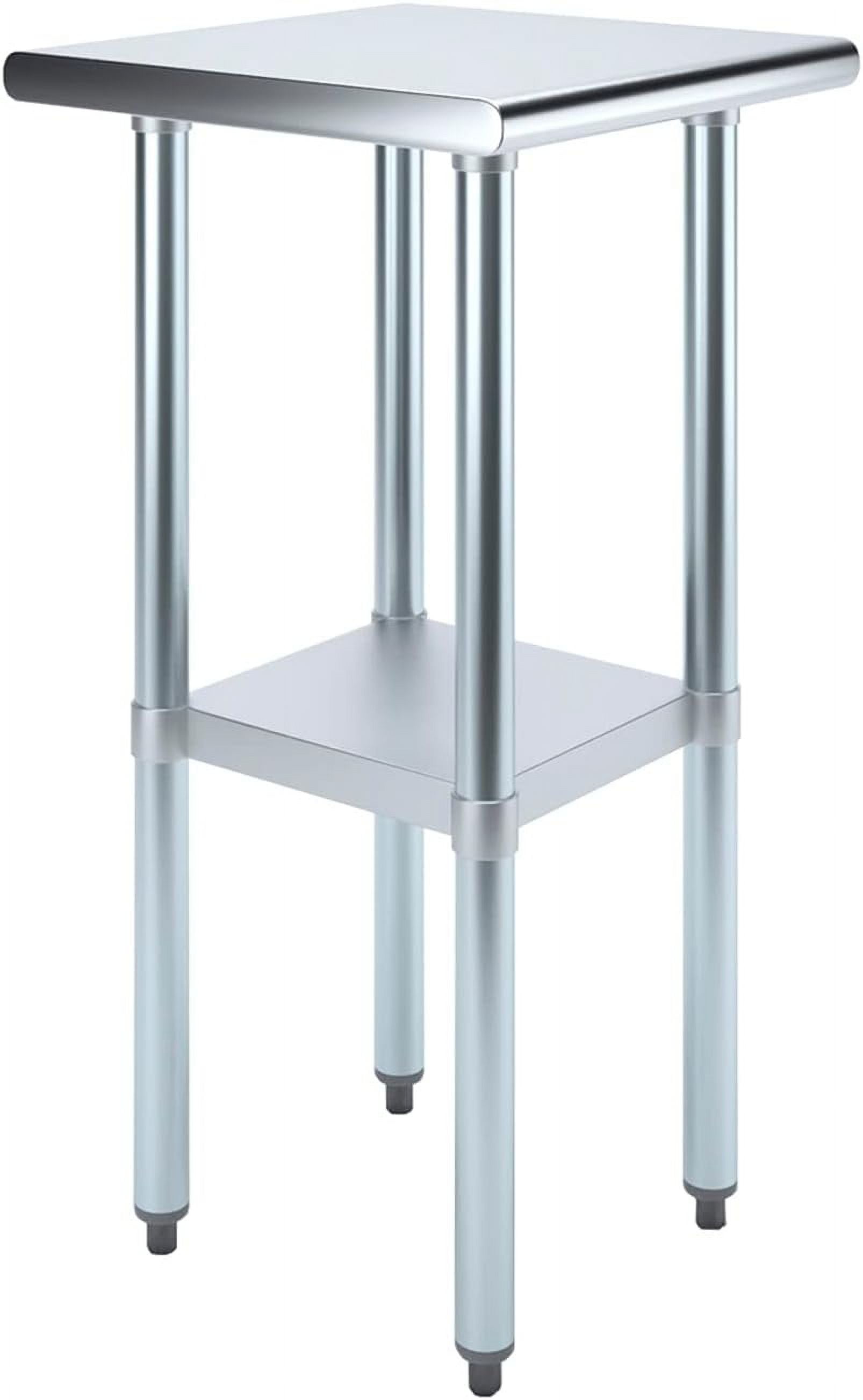 AmGood 18 in. x 18 in. Stainless Steel Table | NSF | Metal Utility ...
