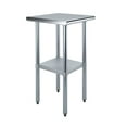 AmGood 20 in. x 20 in. Stainless Steel Table | Metal Utility Kitchen ...