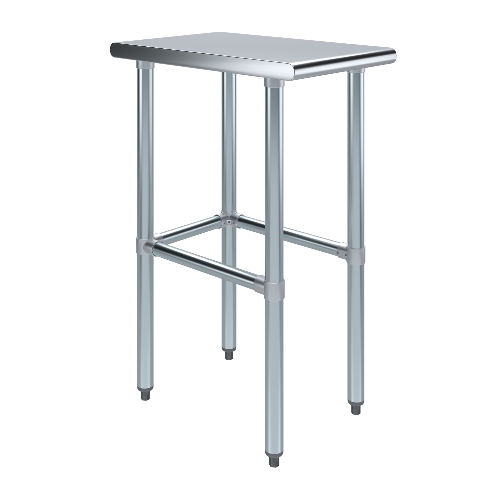 AmGood 24 in. x 15 in. Open Base Stainless Steel Work Table ...