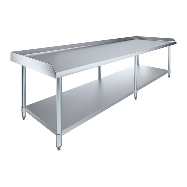 AmGood 30" x 96" Stainless Steel Equipment Stand | Height: 24 ...