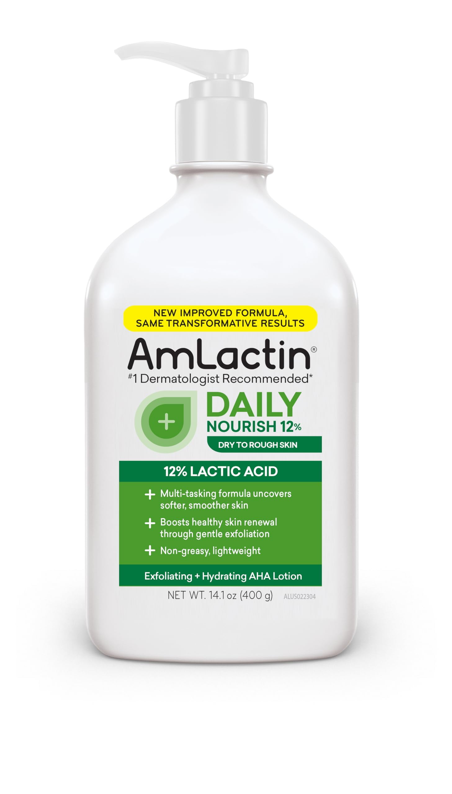 AmLactin Daily Nourish 12% AIF4 - 14.1 oz Body Lotion with 12% Lactic ...