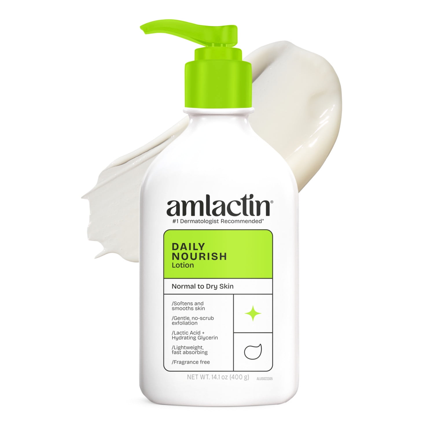 AmLactin Daily Nourish Body Lotion 12% Lactic Acid for Dry Skin Relief ...