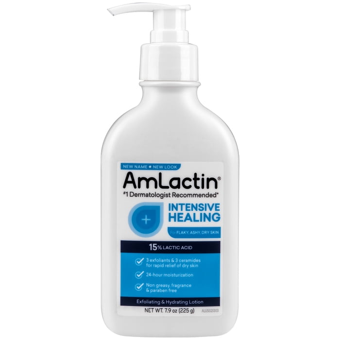 AmLactin Rapid Restoring Moisturizing Lotion, Dry Skin Relief, 7.9 oz ...