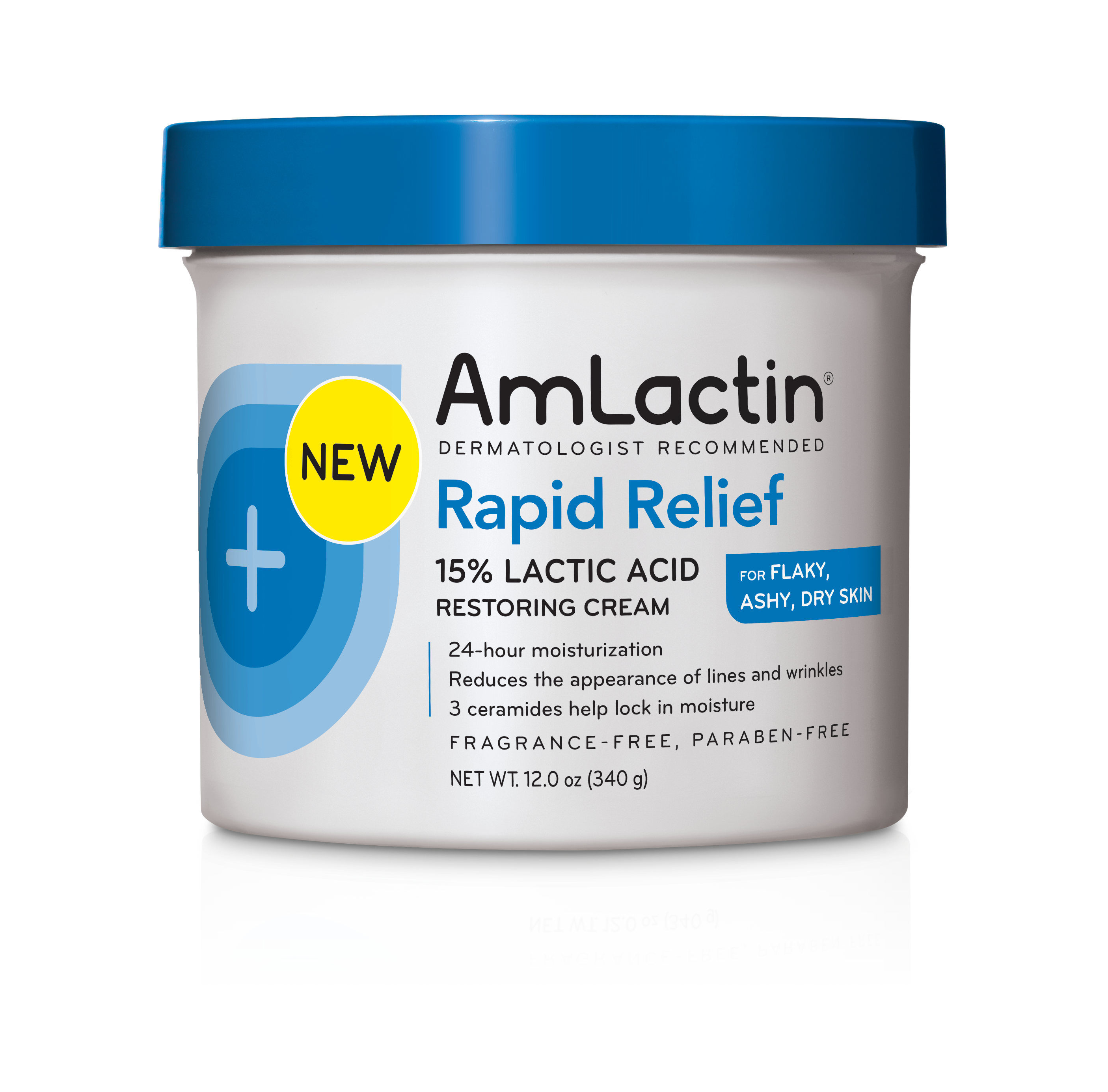 AmLactin Rapid Relief 15 Lactic Acid Skin Restoring Cream Alpha