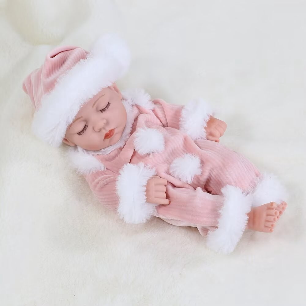 AmMary 1 Pcs 12 Inch Reborn Doll Closed Eye Sleeping Simulation Baby ...