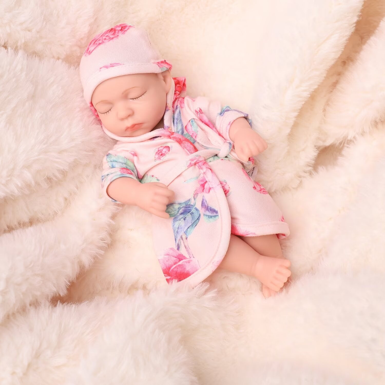 AmMary 1 Pcs 7 Inch Reborn Doll Mini Simulation Full Body Soft Rubber ...