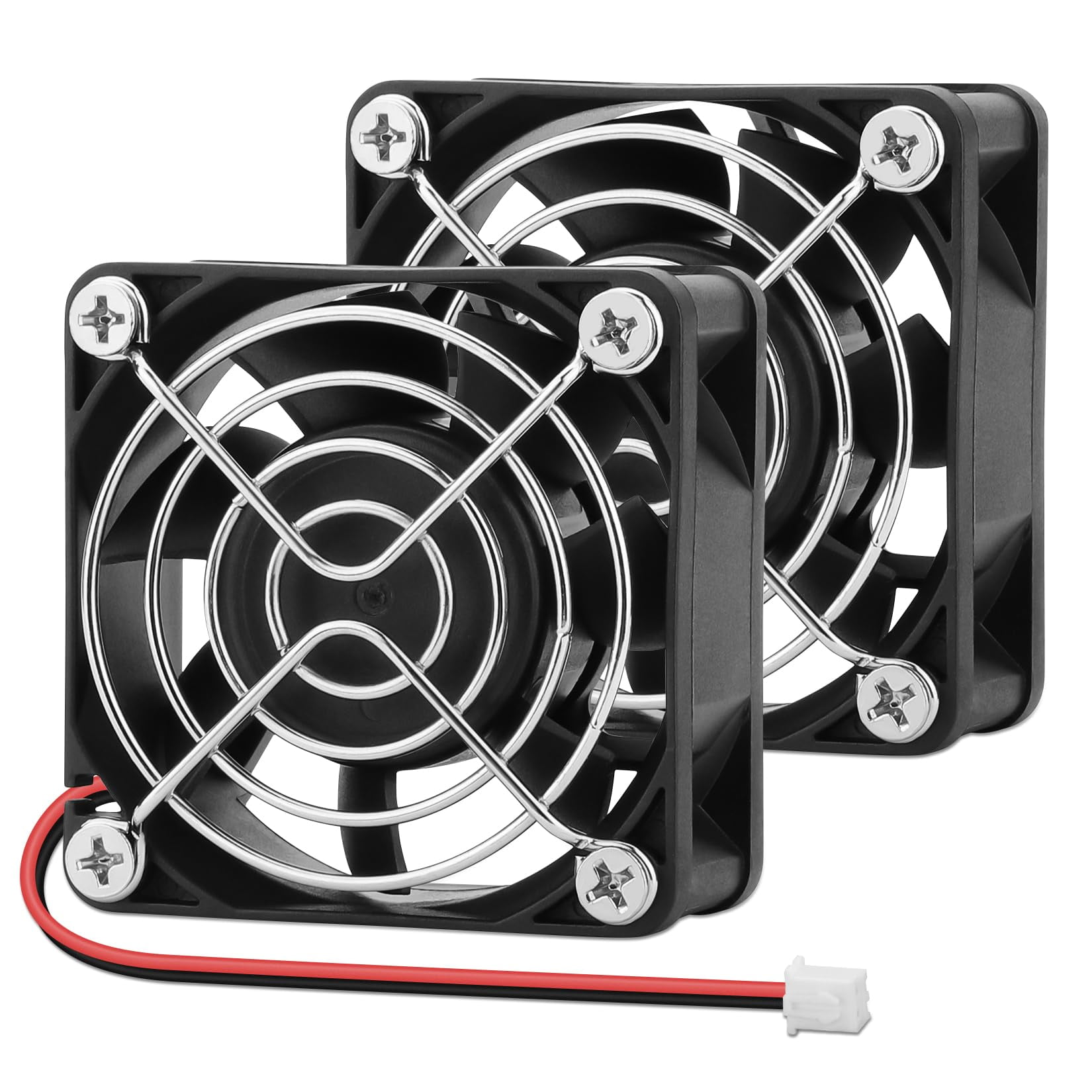 AmRunJe 60mm x 25mm RRF12 DC Brushless Fan 12V 2Pin High Airflow Small ...