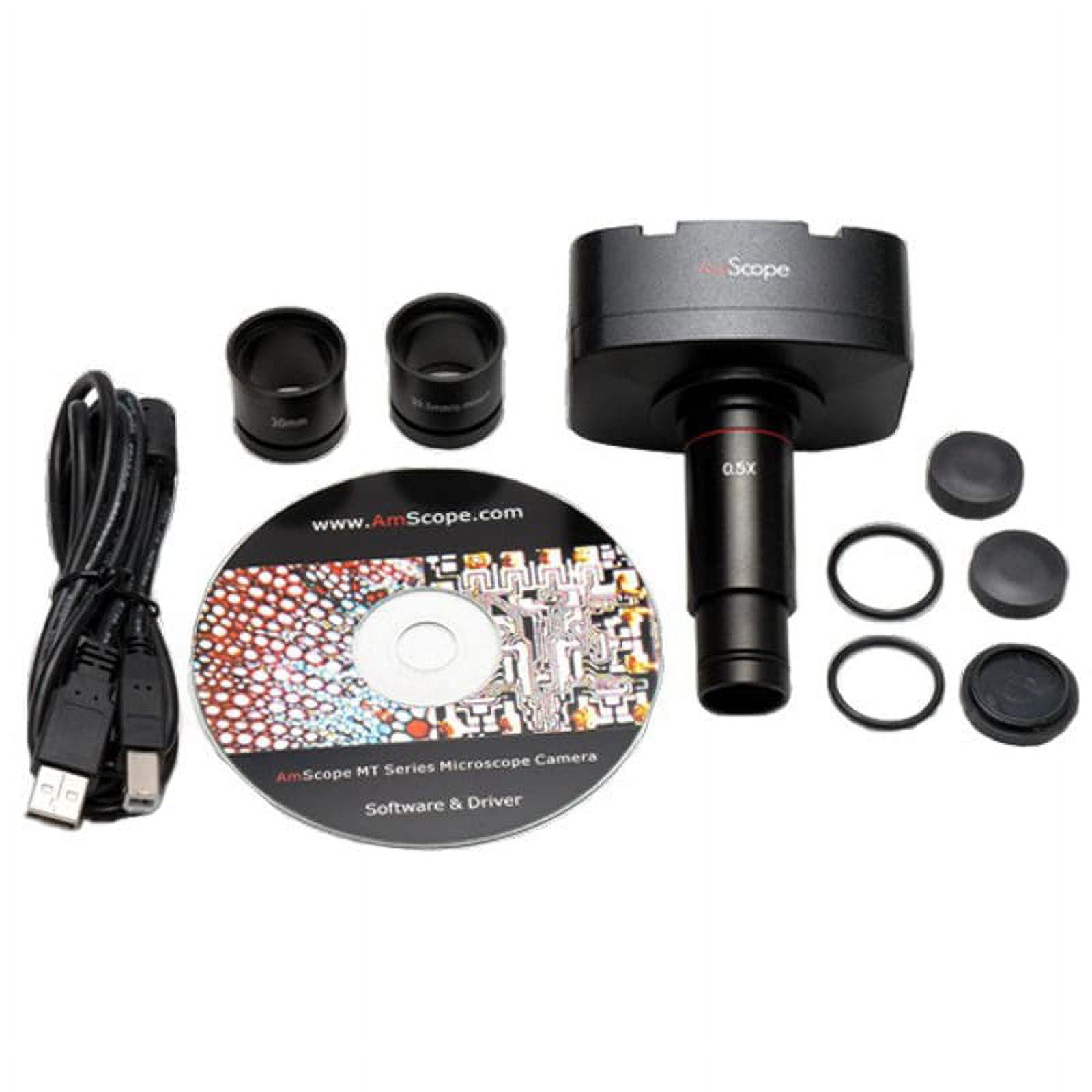 AmScope 10MP Windows & Mac OS Compatible Microscope Camera ...