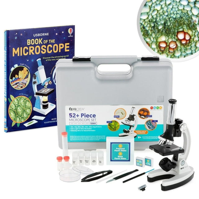 AmScope Science STEM Toy: 120X-1200X Kids Beginner Compound Microscope ...