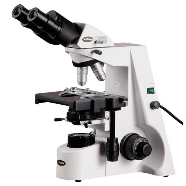 AmScope 1500X Professional Binocular Compound Microscope w Kohler ...