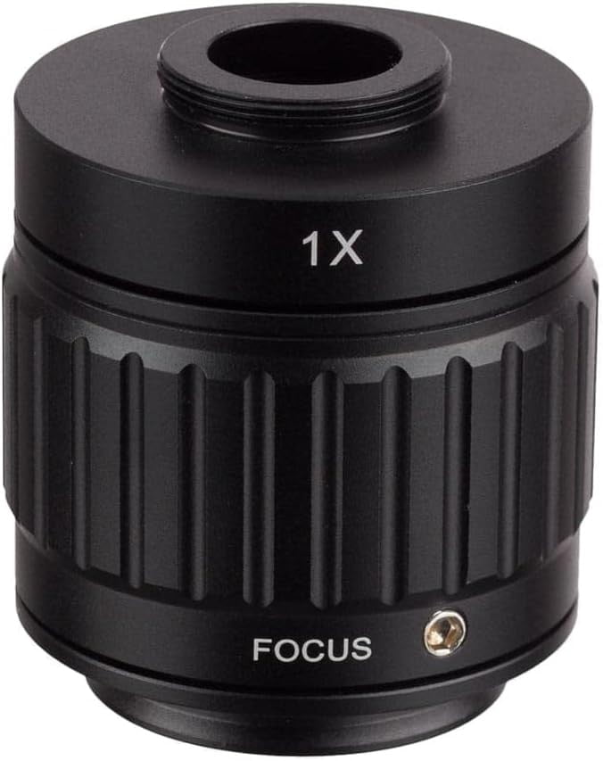 AmScope - 1X C-Mount Camera Adapter for Microscopes with CX Photo-Port ...