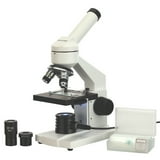 AmScope 40X-1000X Portable Student LED Microscope with Blank Slides and ...
