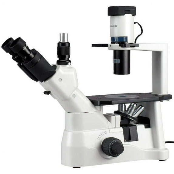 AmScope 40X-1200X Phase Contrast Inverted Tissue Culture Microscope New ...