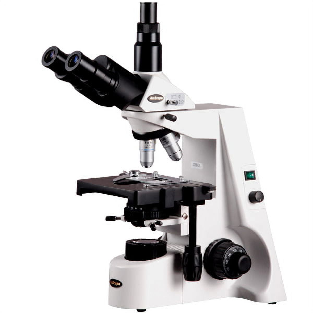 AmScope 40X-2500X Professional Infinity Plan Achromatic Trinocular Compound Microscope New ...