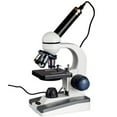 AmScope 40X-640X Coarse/Fine LED Student Science Compound Microscope ...