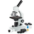 AmScope 40x-2500x Cordless LED Compound Biological Microscope New ...