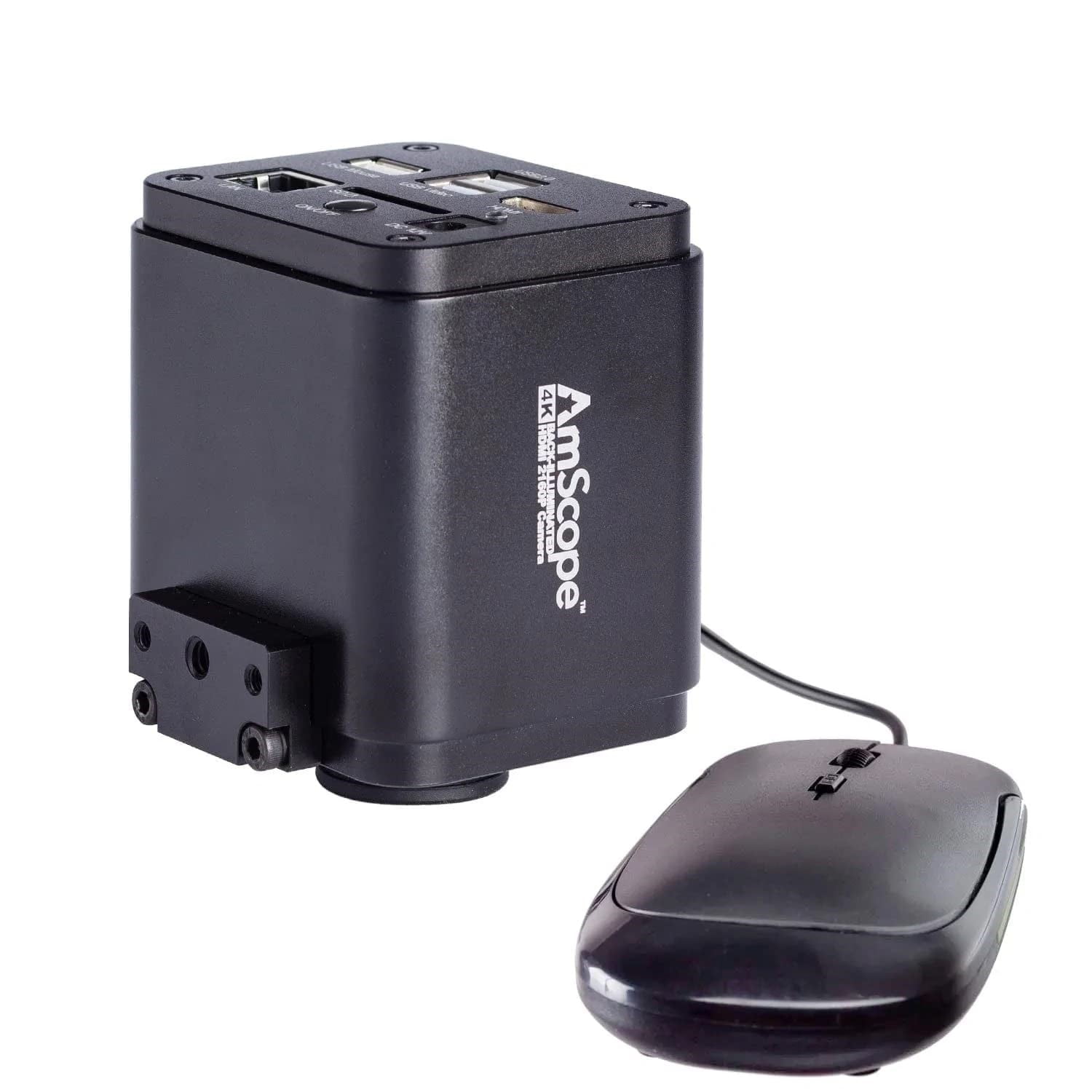 AmScope - 4K 30fps 8MP HDMI, LAN, Wi-Fi Color BSI CMOS C-Mount ...