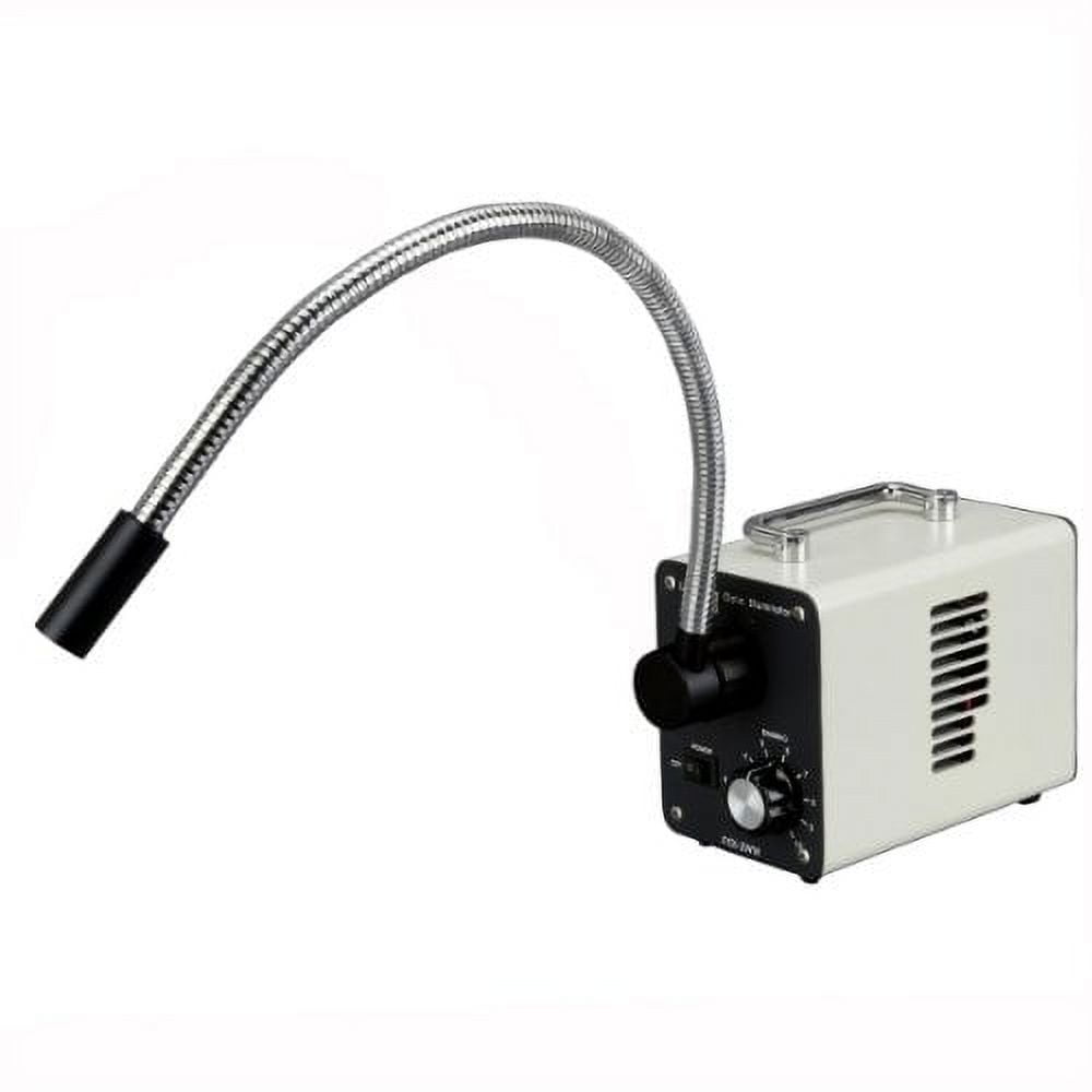 AmScope 50W LED Fiber Optic Single Gooseneck Light Microscope ...