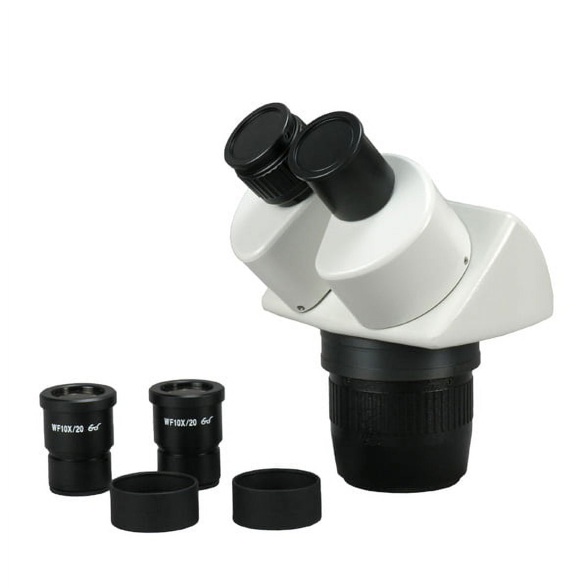 AmScope 5x-10x-15x-30x Super Widefield Stereo Binocular Microscope Head ...