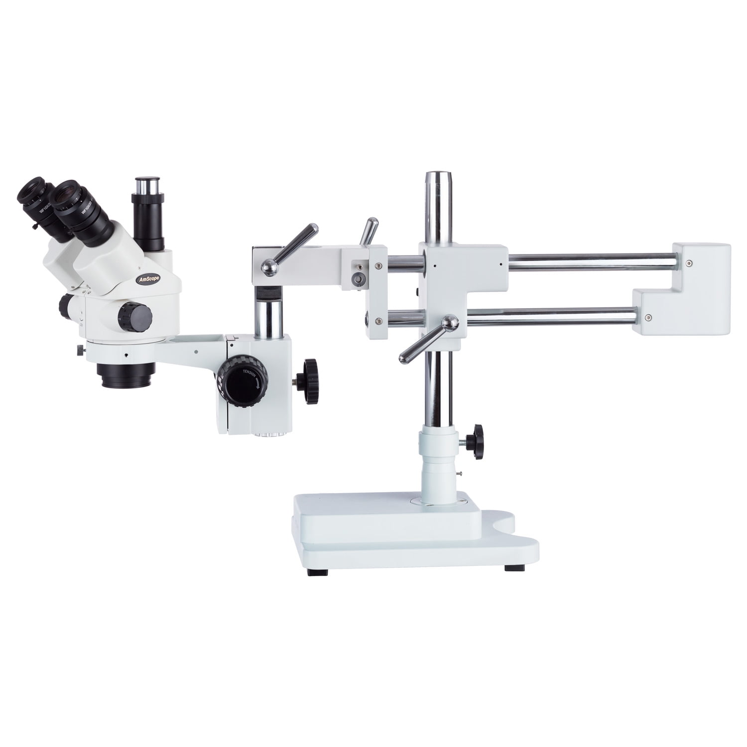 AmScope 7X-45X Simul-Focal Stereo Zoom Microscope, Industrial ...