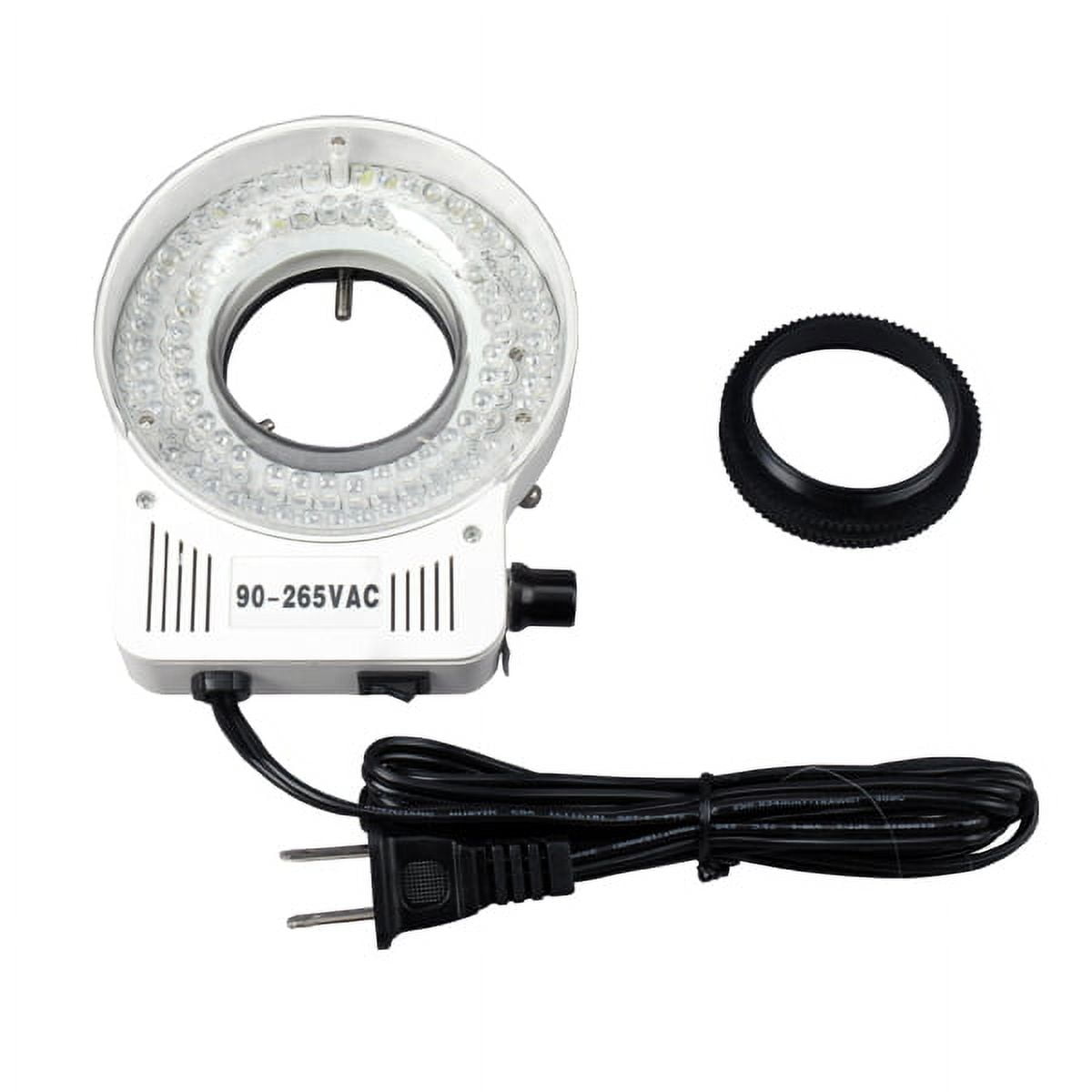 AmScope 80 LED Microscope Compact Ring Light with Built-in Dimmer New ...