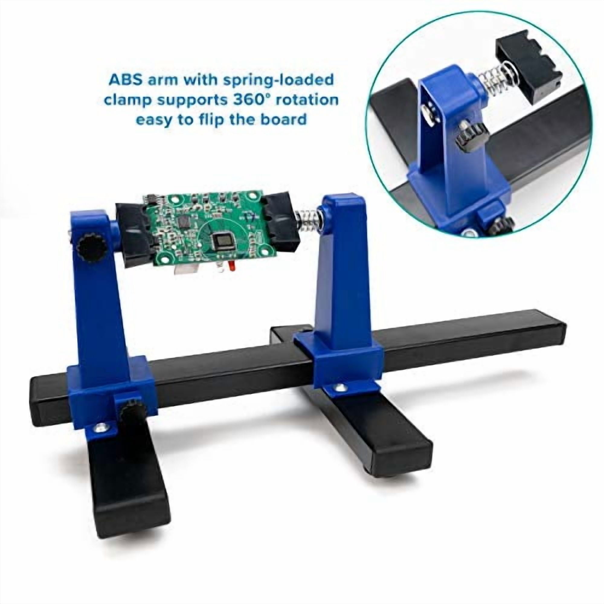 AmScope - Adjustable Circuit Board Holder and Clamping Kit, PCB Holder ...