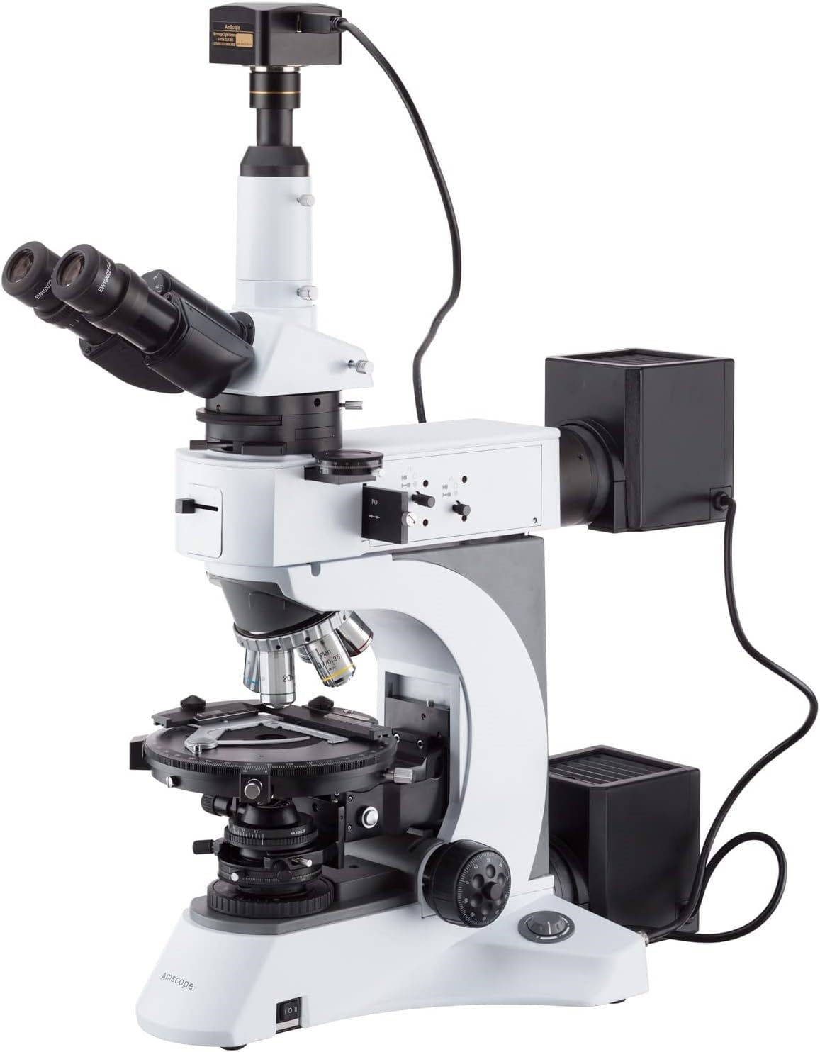 AmScope - Advanced Dual Illumination Infinity-Corrected Polarizing ...