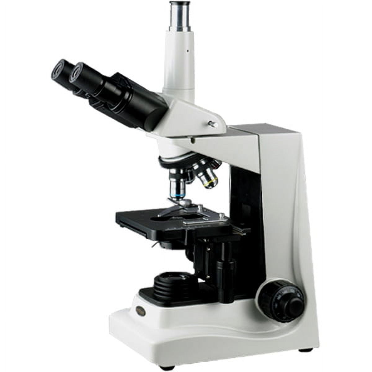 AmScope Advanced Trinocular Compound Microscope 40X-1000X New - Walmart.com