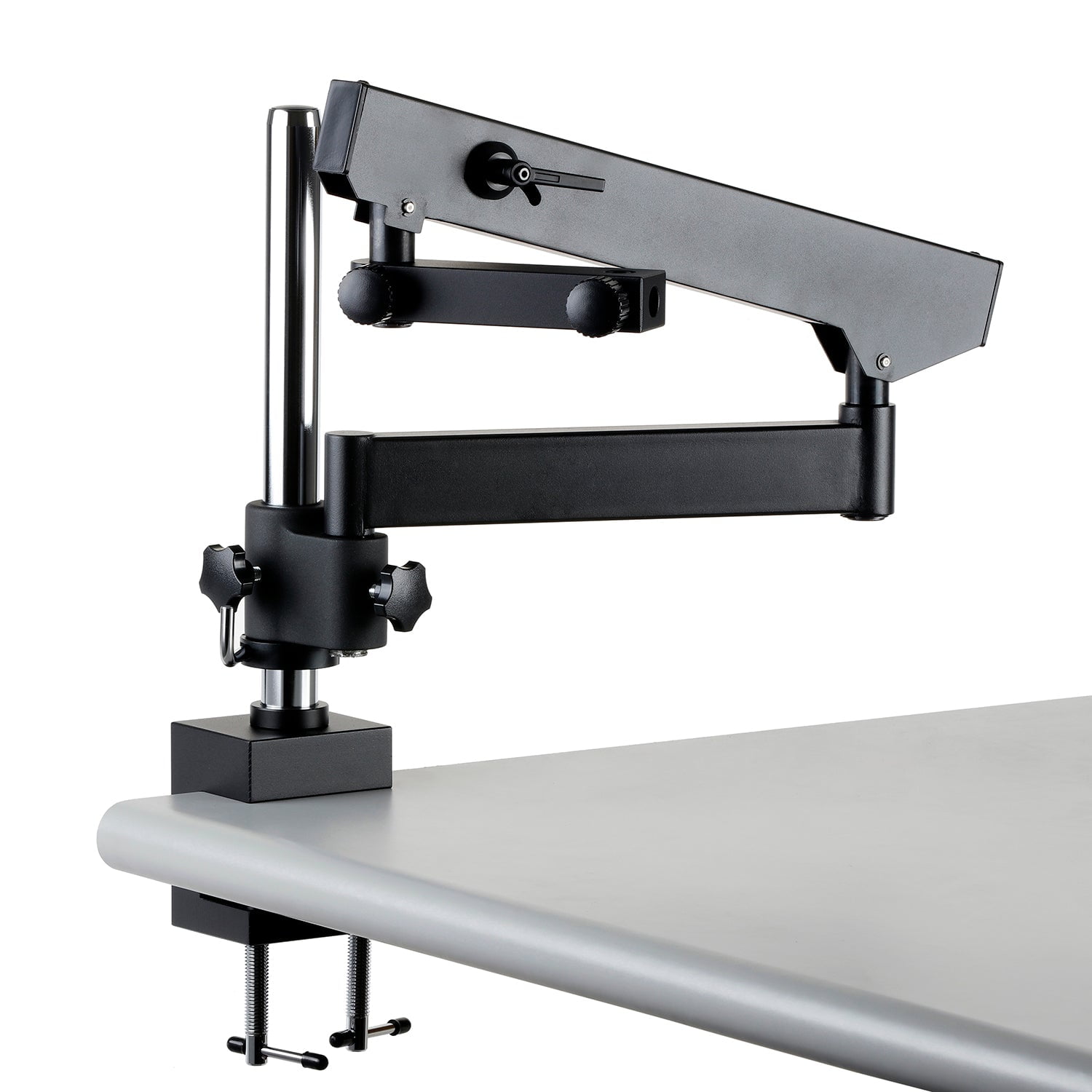 AmScope Articulating Stand with Post Clamp for Stereo Microscopes New ...