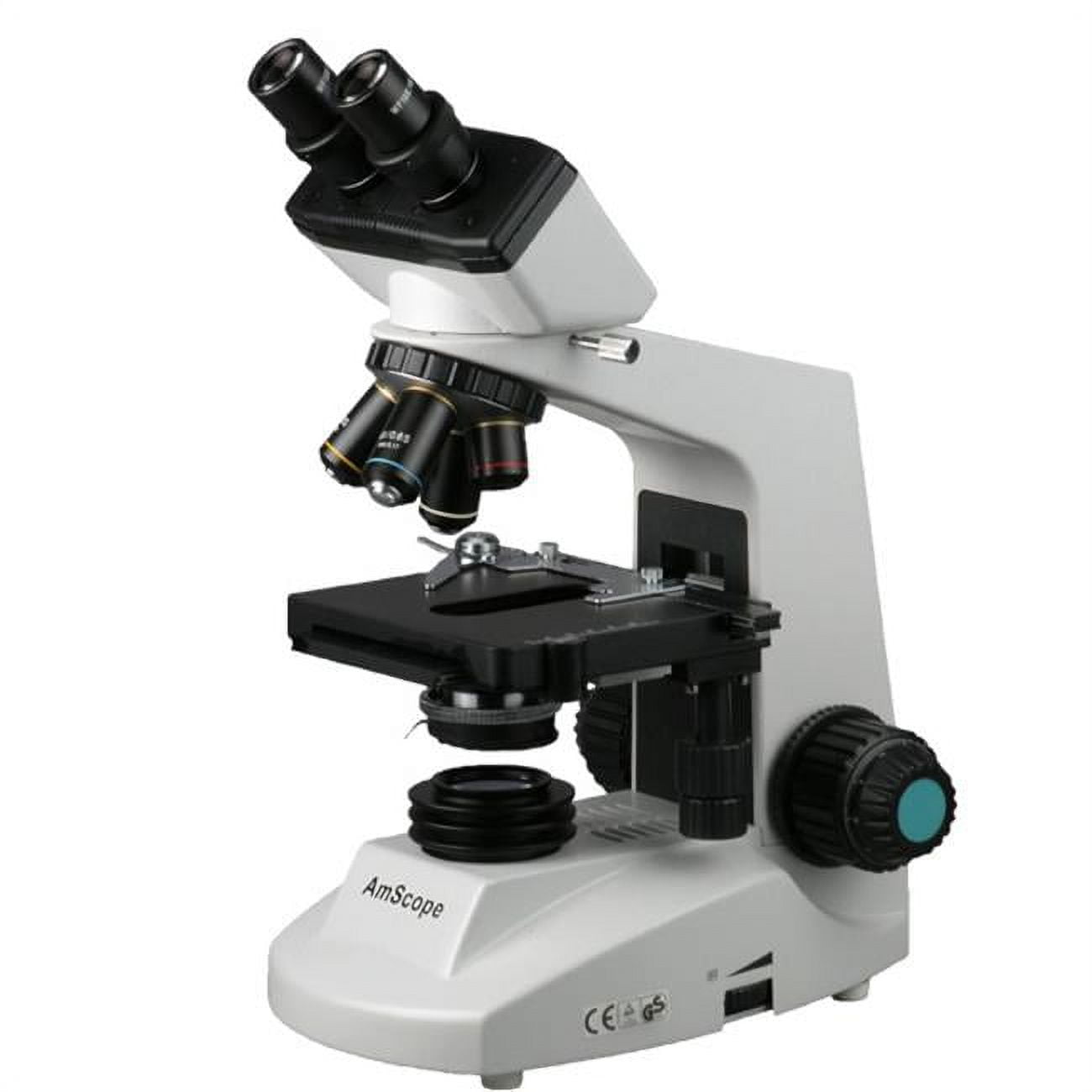 AmScope B370 40X-1000X Full-Size Biological Compound Microscope ...