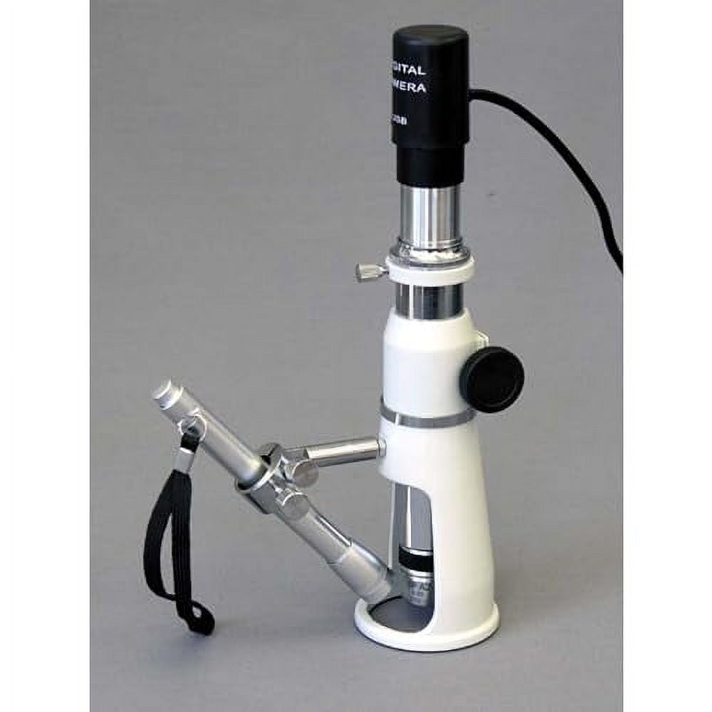 AmScope H2510 Handheld Stand Measuring Microscope, 20x/50x/100x ...