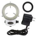 AmScope LED-144W-ZK White Adjustable 144 LED Ring Light Illuminator for ...