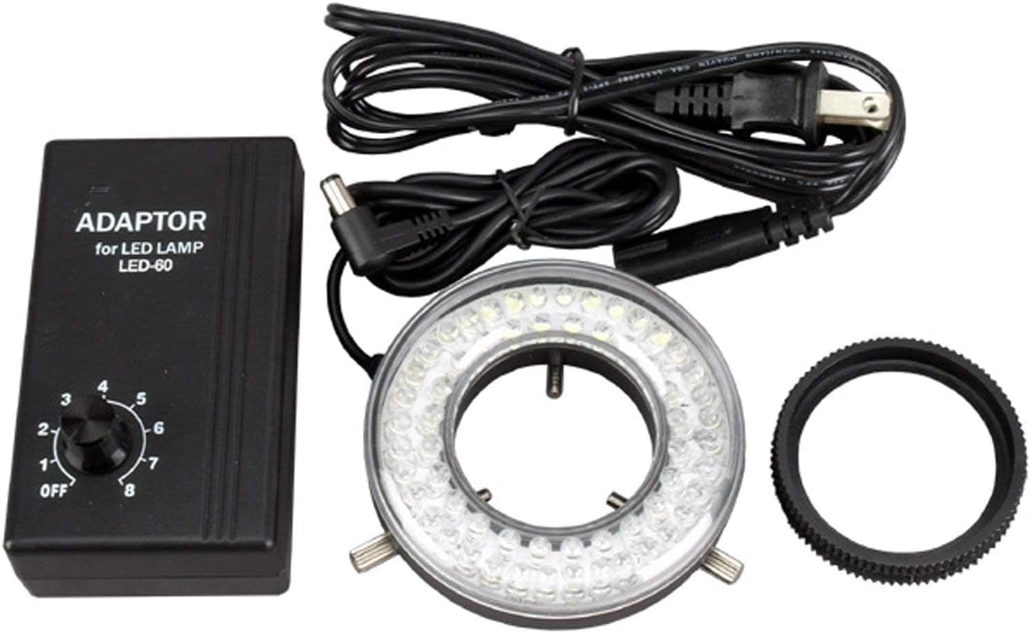 AmScope LED-64 64-LED Microscope Ring Light with Adapter - Walmart.com