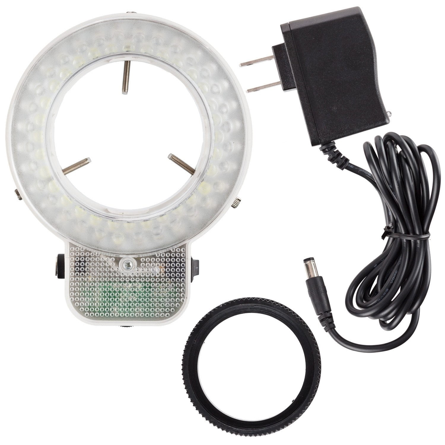 AmScope LED-64S 64 LED Microscope Ring Light with Dimmer - Walmart.com
