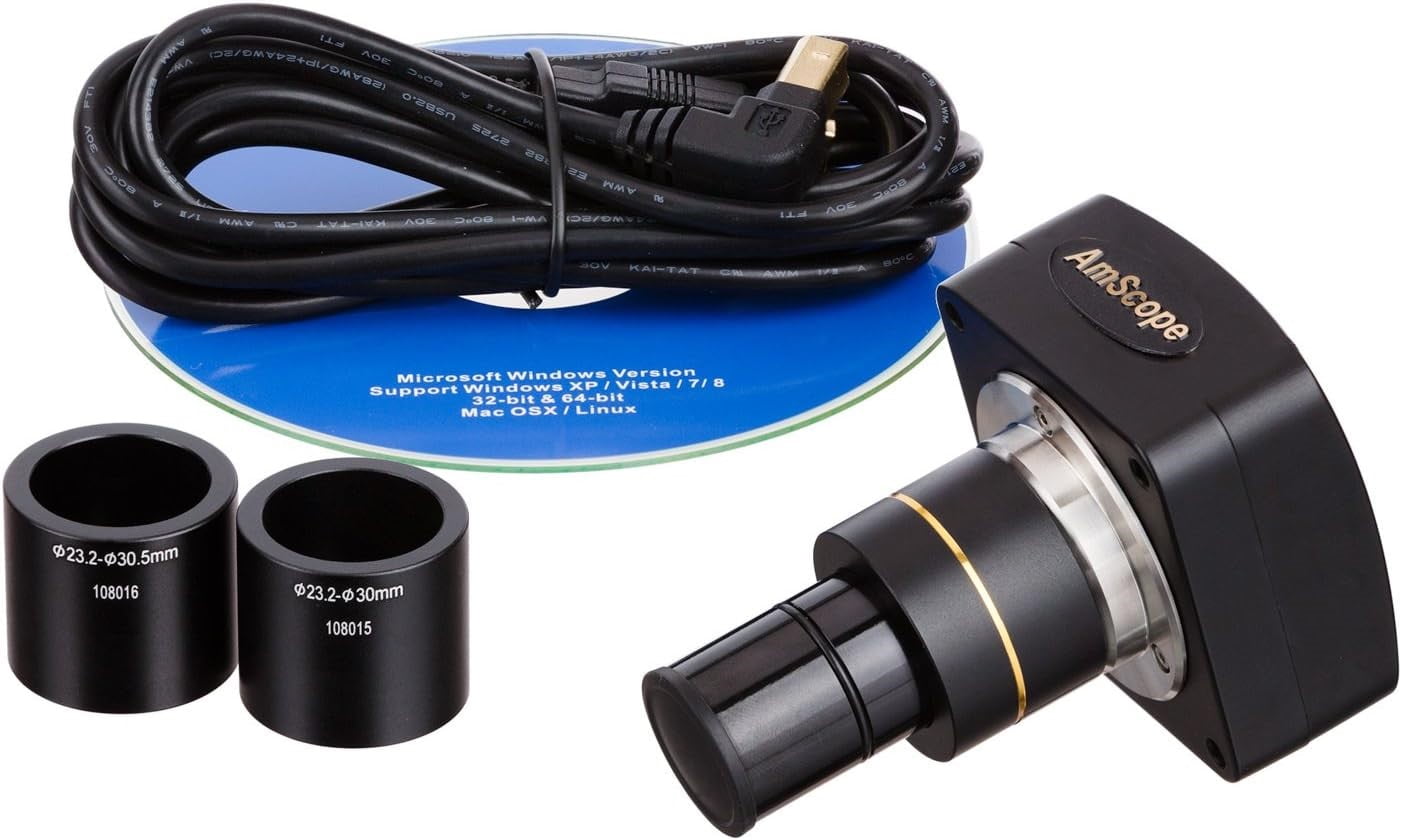 AmScope MU1000 10MP Digital Microscope Camera for Still and Video ...