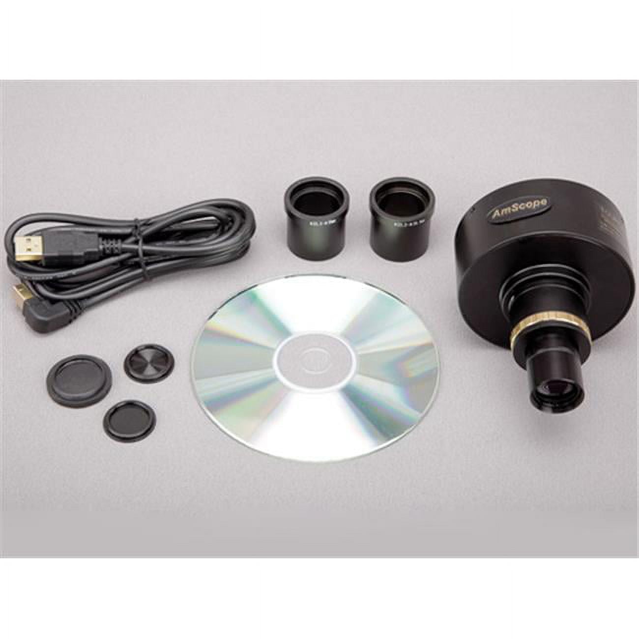 AmScope MW1000-CK Microscope Digital Camera With Focusable Lens And ...