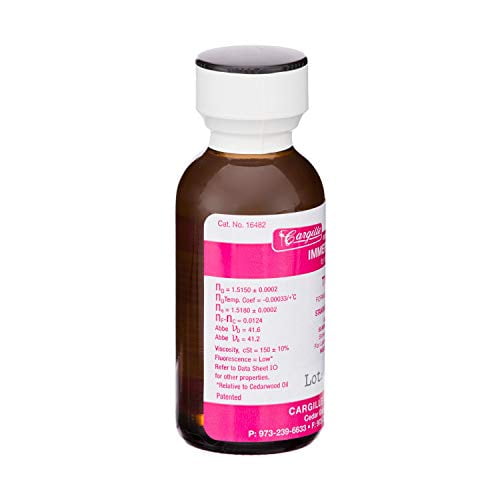 AmScope - Microscope Immersion Oil - Type A, Low-Viscosity - 1 Oz (30mL ...