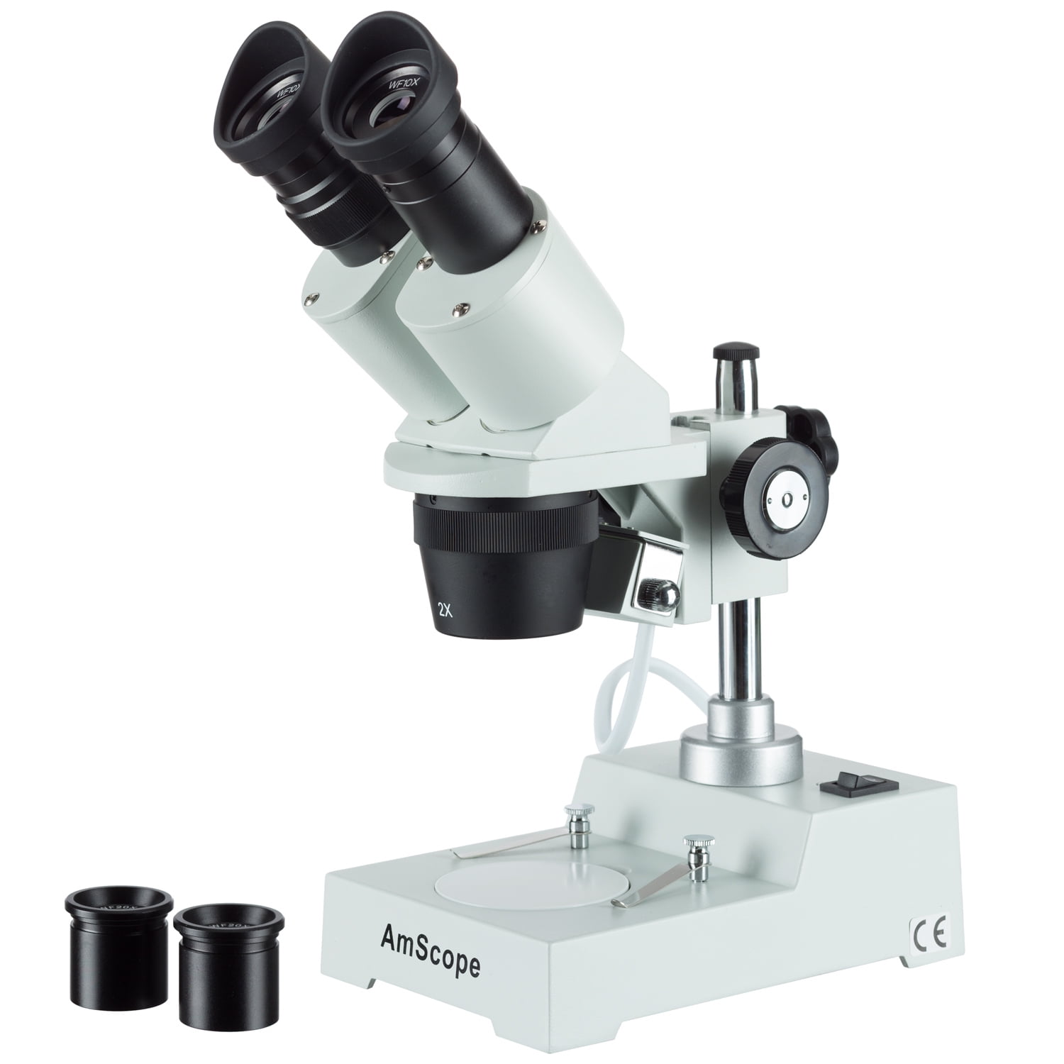 AmScope Sharp Forward Stereo Microscope 20X-40X-80X New - Walmart.com
