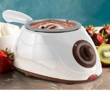 Ama Cucina Chocolate Melting Warming Mini Fondue Pot Set - Electric ...