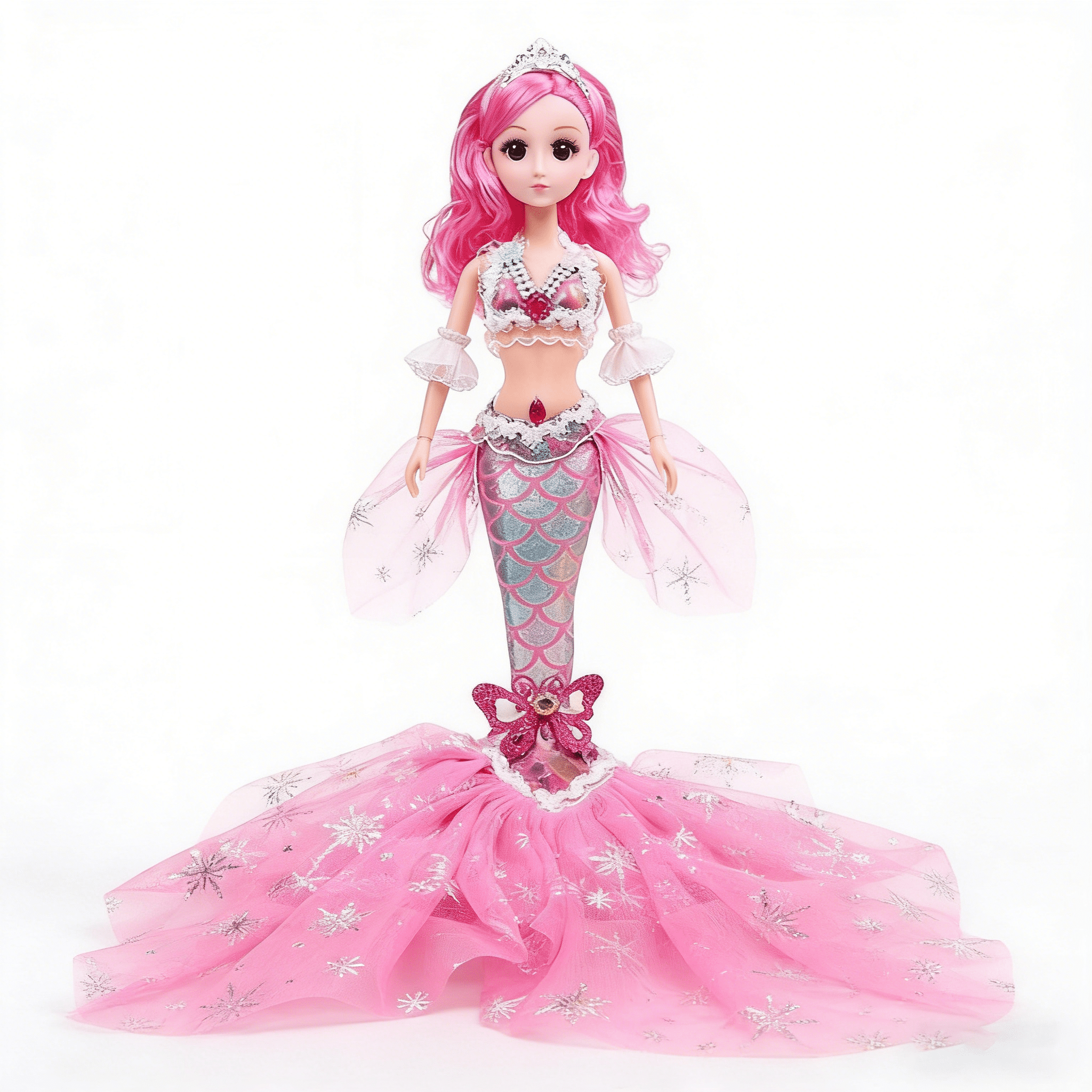 AmaMary 12 Inch Mermaid Princess Doll – Colorful Fashion Removable ...