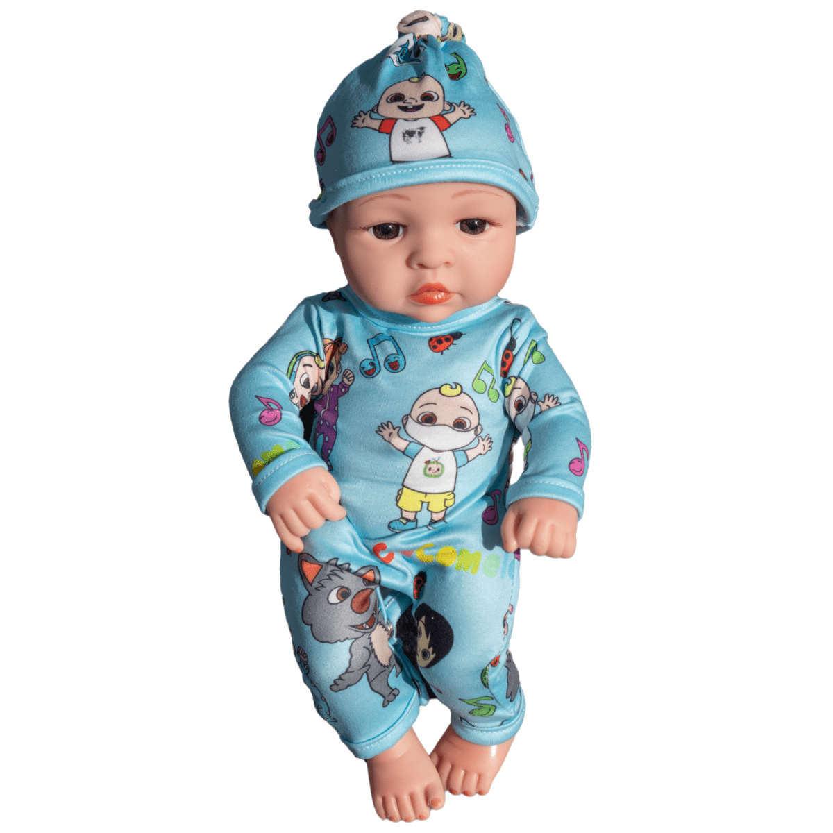 AmaMary 12 inch Blue Cartoon Pattern Dress Doll – Whimsical Design for ...