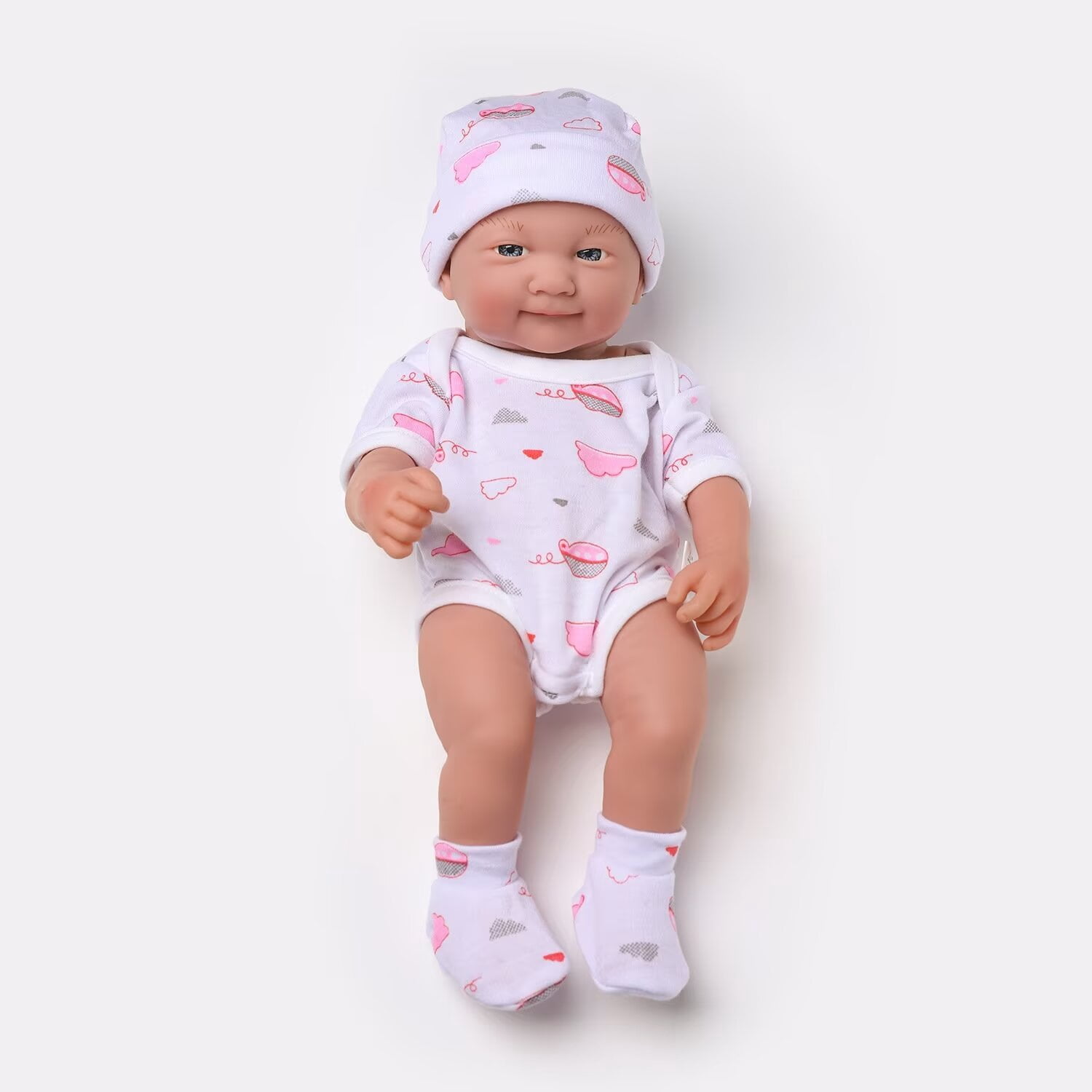 AmaMary 14" Reborn Baby Doll Lifelike Vinyl Smiley Baby Doll Child ...